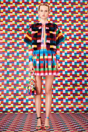 Unique Shapes, Color Blocking and Line Fabrics