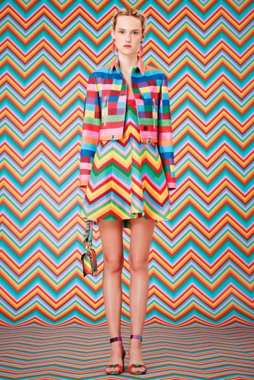 Unique Shapes, Color Blocking and Line Fabrics