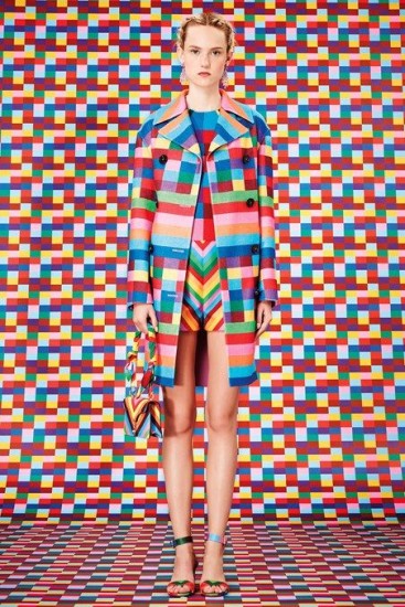 Unique Shapes, Color Blocking and Line Fabrics